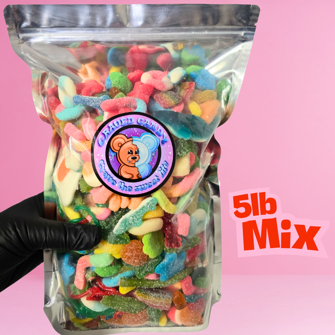 CRAVED CANDY ONLINE STORE - SWEET & SOUR MIX GUMMIES - CUSTOM CANDY ...