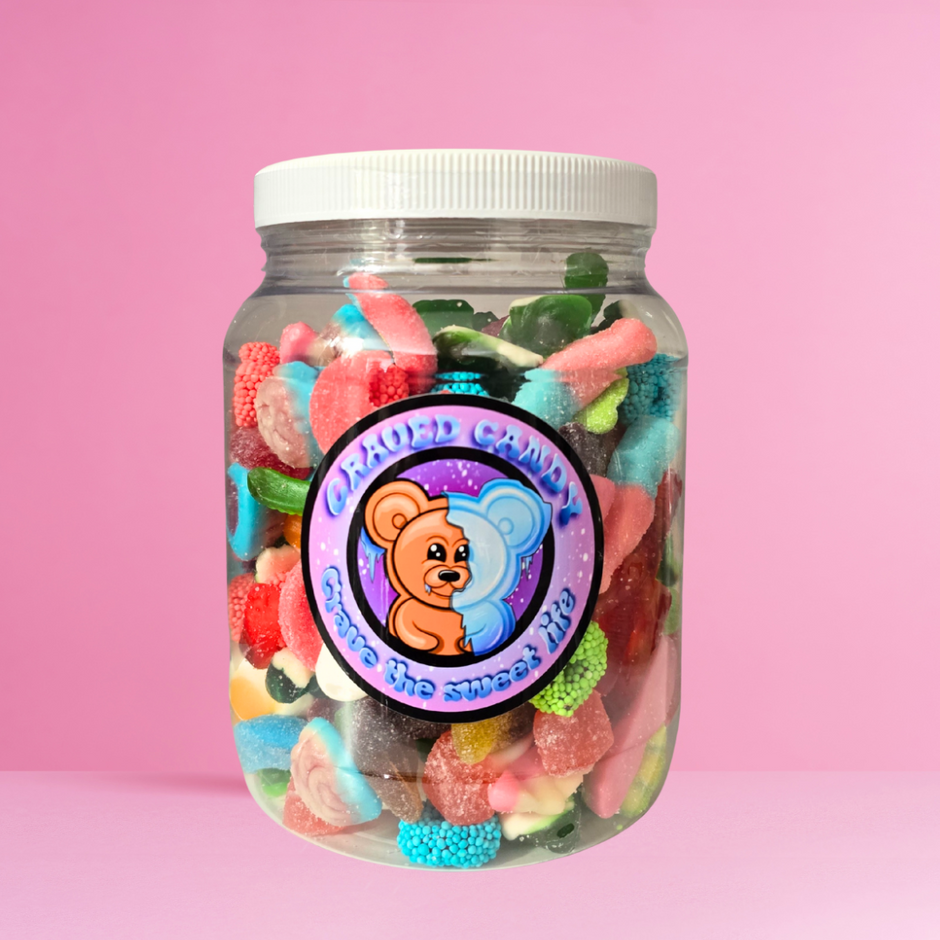 CRAVED CANDY ONLINE STORE - SWEET & SOUR MIX GUMMIES - CUSTOM CANDY ...